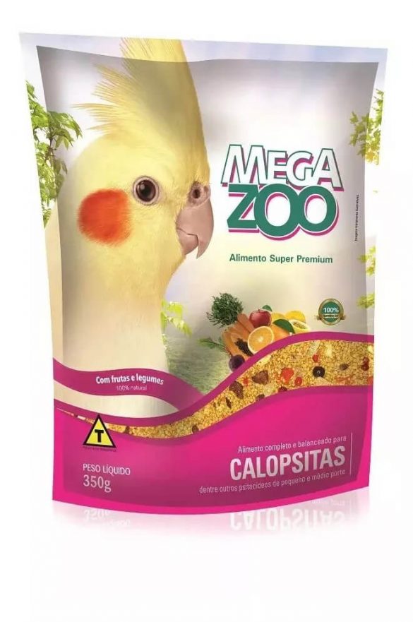 Ração extrusada de Frutas e Legumes da Megazoo para Calopsitas - Casa ... Ração extrusada de Frutas e Legumes da Megazoo para Calopsitas - Casa ...
